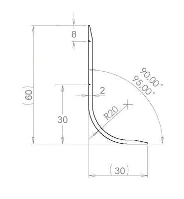 PVP Concave Moulding Skirting 60 x 30 x 2000mm – Kleentech Synthetic ...